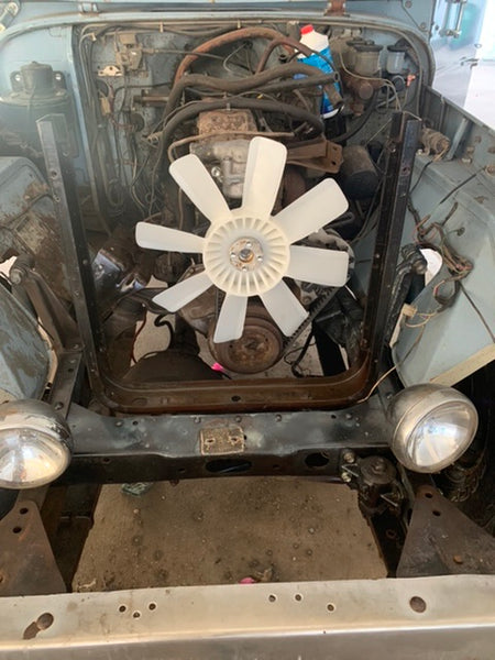 OEM 8 Blade Radiator Fan for Land Cruiser FJ40 FJ55 Without Fan Clutch ...