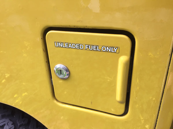 OEM Unleaded Fuel Only Decal for Land Cruiser FJ40 FJ60 FJ62 Pickup 4R ...